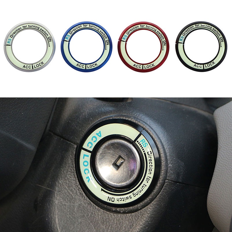Car Ignition Key Ring Key Hole Sticker Cover for Hyundai Solaris Accent ...