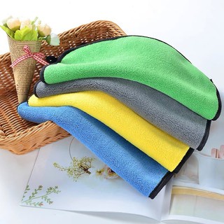 Car microfiber towel thick motorcycle cleaning super absorbent fiber ...