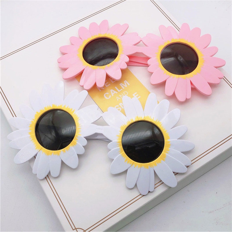Cute Flower Cartoon Daisy Flower Pineapple Glasses Funny Birthday ...