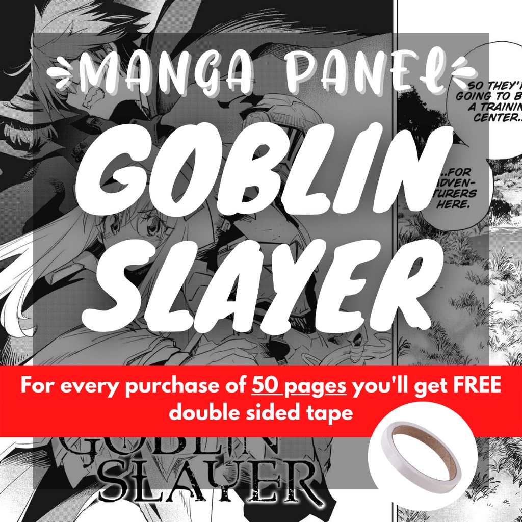 『MANGA PANEL』Goblin Slayer Anime Wall Manga Panel (Read Description ...