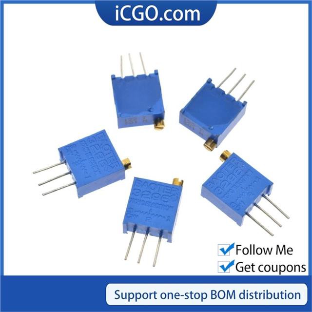 10PCS 3296W 50 100 200 500 1K 2K 5K 10K 20K 50K 100K 200K 500K 1M ohm ...