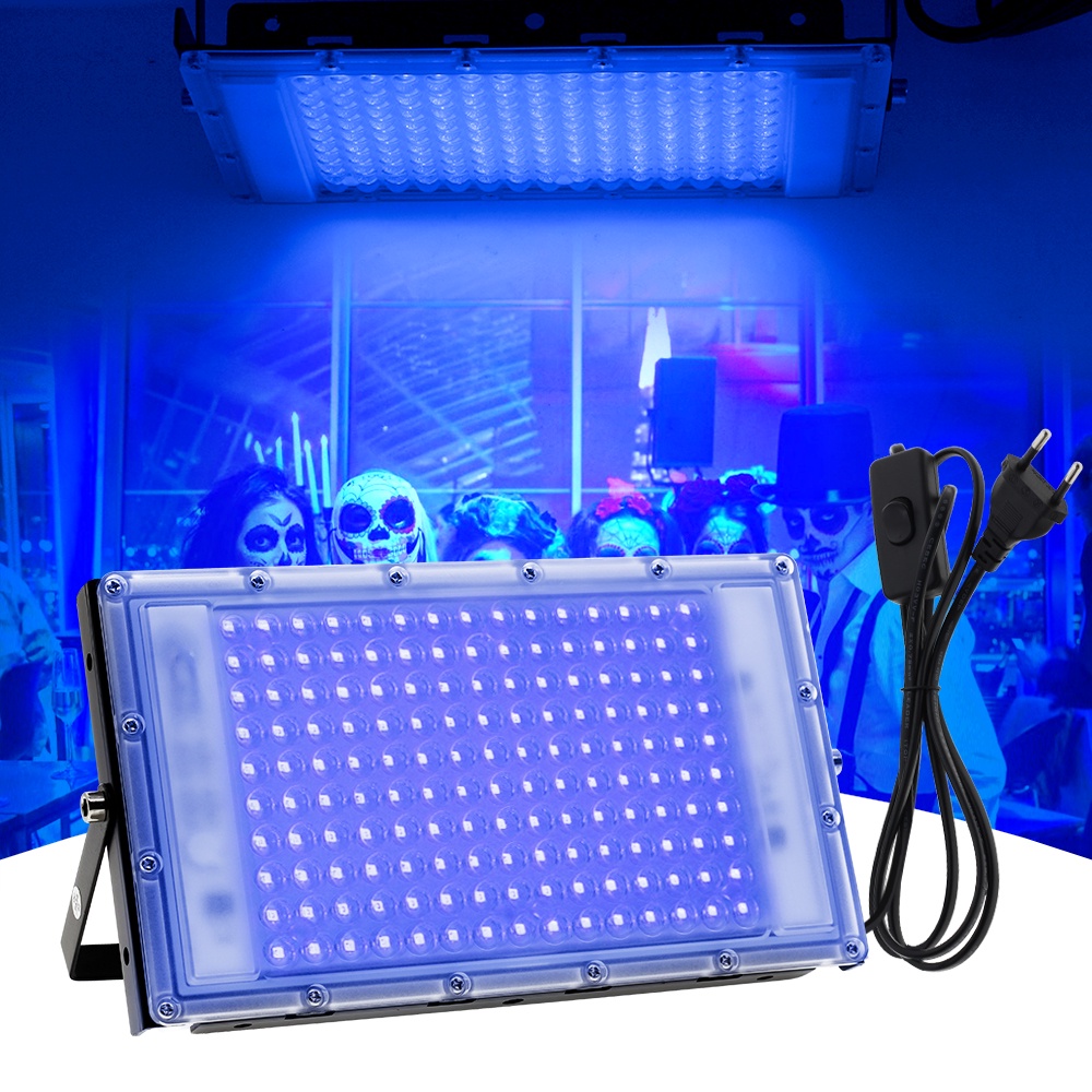 220V 150W UV LED Floodlight Ultraviolet light 395nm Lamp Fluorescent ...