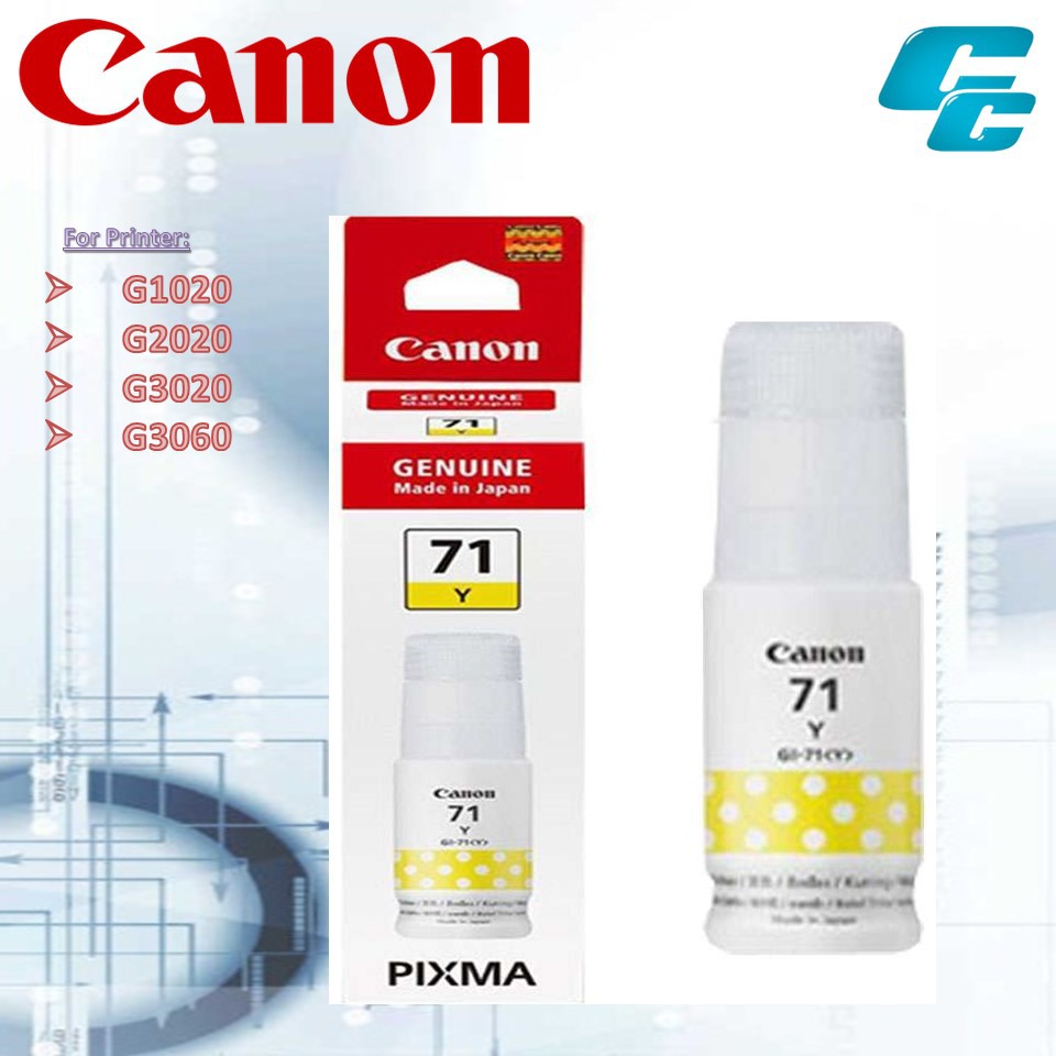 CANON GI-71 GI71 INK *** G1020 G2020 G3020 G3060 *** | Shopee Philippines