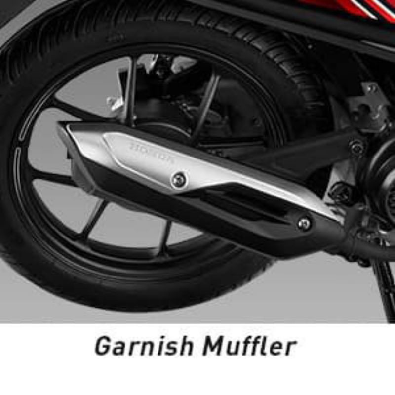 Original AHM Genio Exhaust Muffler Cover Garnish | Shopee Philippines