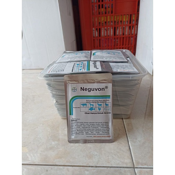 Neguvon PARASITE MEDICINE FOR ANIMALS LIVESTOCK COW GOAT SHEEP HORSE ...