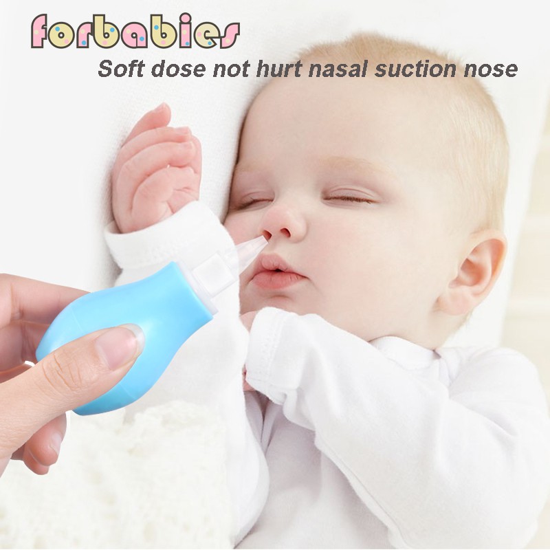 Silicone Baby Nose Cleaner Pump Infant Sucker Newborn Nasal Vacuum ...