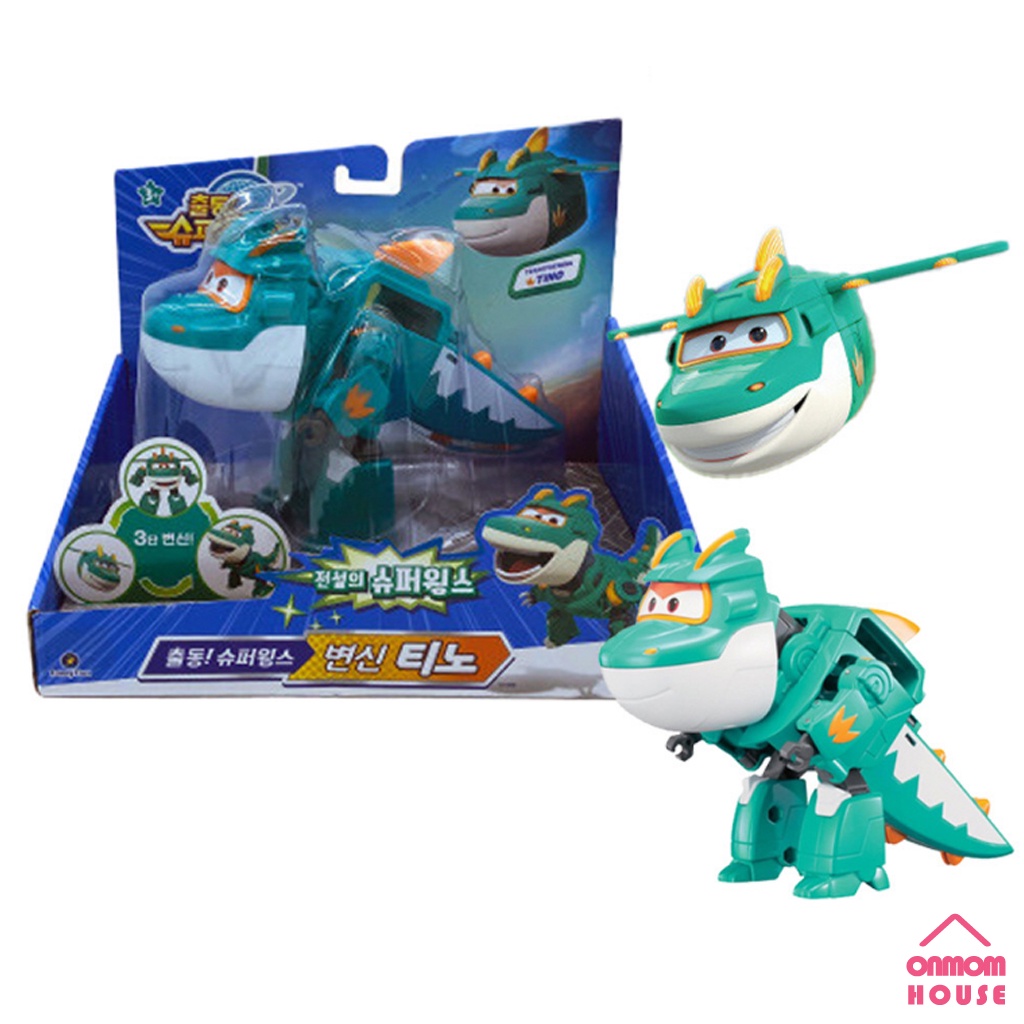 Super Wings Season 6 Transformer TINO TONY LIME Robot Figure Korean Toy ...