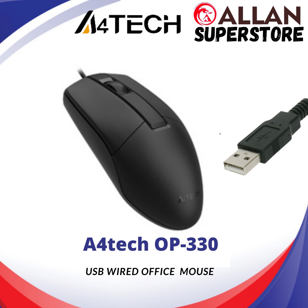 A4tech Op-330 Usb Wired Mouse Allan Superstore Office Pc Accessories ...