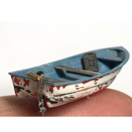 FIBRE GLASS BOAT sampan 1/12 scale diorama length 25cm | Shopee Philippines