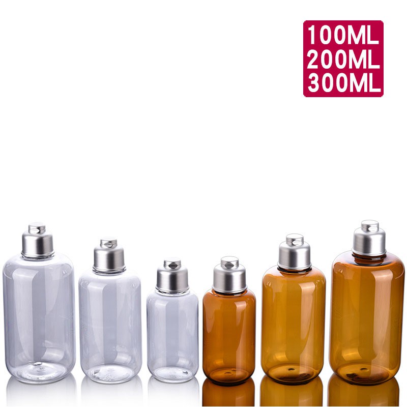 3pcs Amber Empty PET Bottle Refillable Container | Shopee Philippines