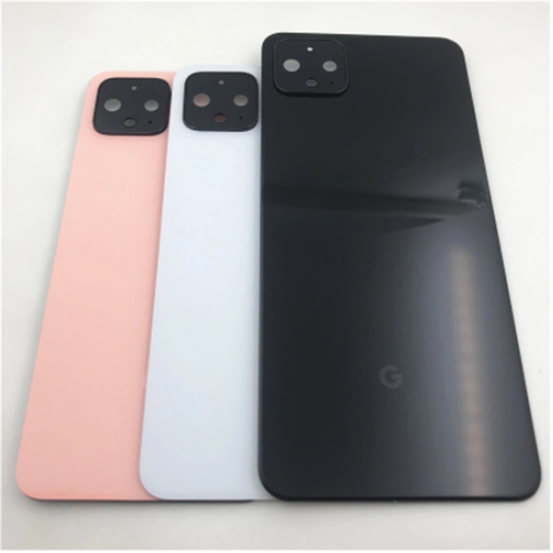 For Google Pixel 4 Glass Battery Cover Door Back Housing Rear Case With ...