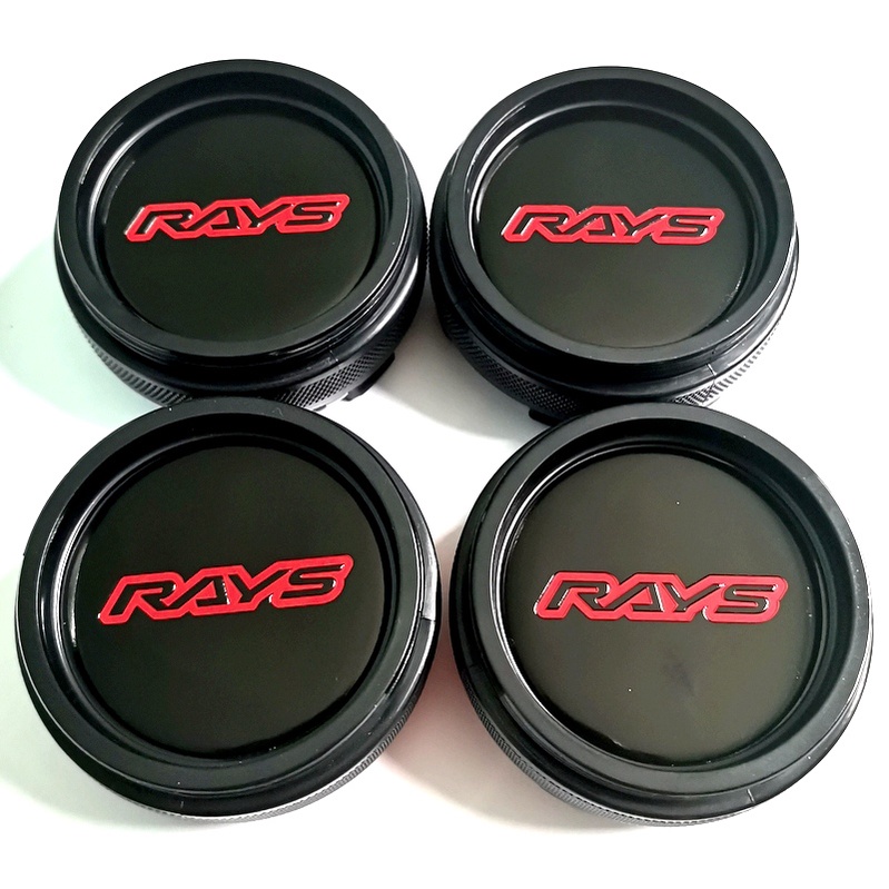 4pcs 60mm Car sport rim wheel cap VOLK RACING RAYS Volk Racing Rays ...