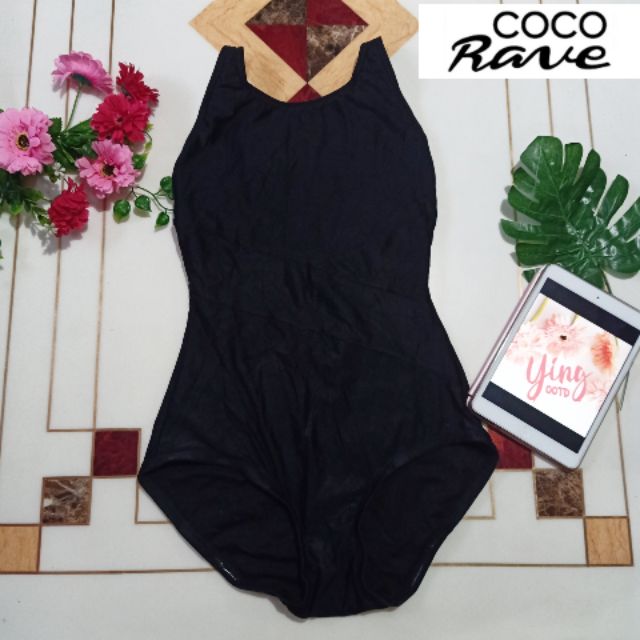 Coco Rave Large High Neck One Piece Swimsuit | Shopee Philippines