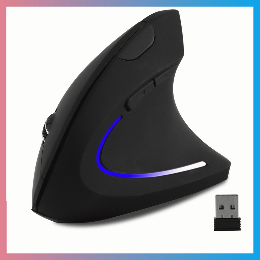 2.4G Ergonomic Vertical Wireless mouse prevent mouse hand mouse Wrist ...