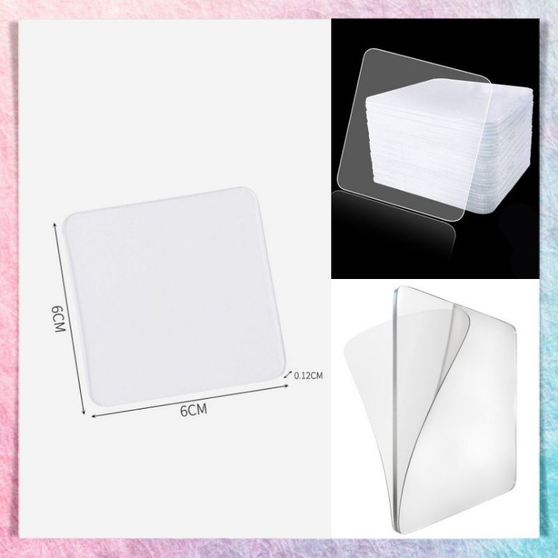 DOUBLE SIDE TAPE MAGIC TAPE BOARD NANO TAPE NEW MOTIF BOX 6cm x 6cm ...