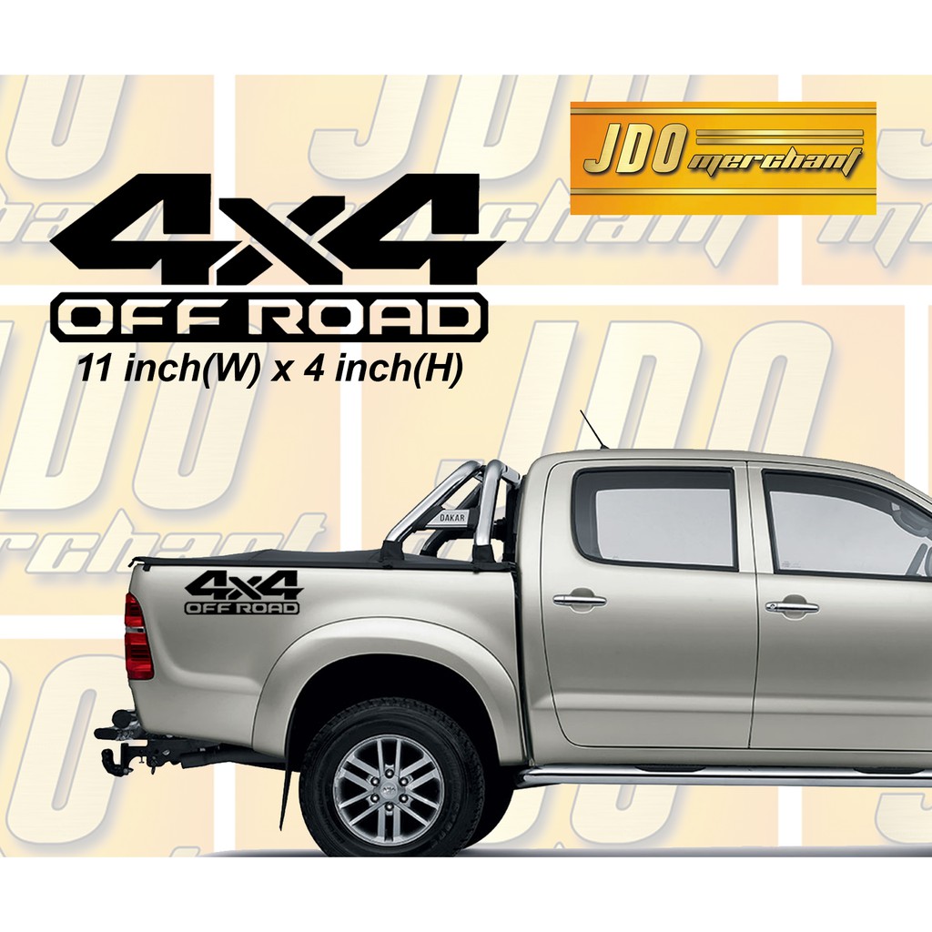 4X4 OFF ROAD Sticker (4X4 OFF ROAD) | Shopee Philippines