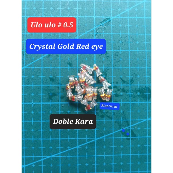 Artificial Fish head / Squid head, Ulo Ulo #0.5, Metallic & Crystal ...