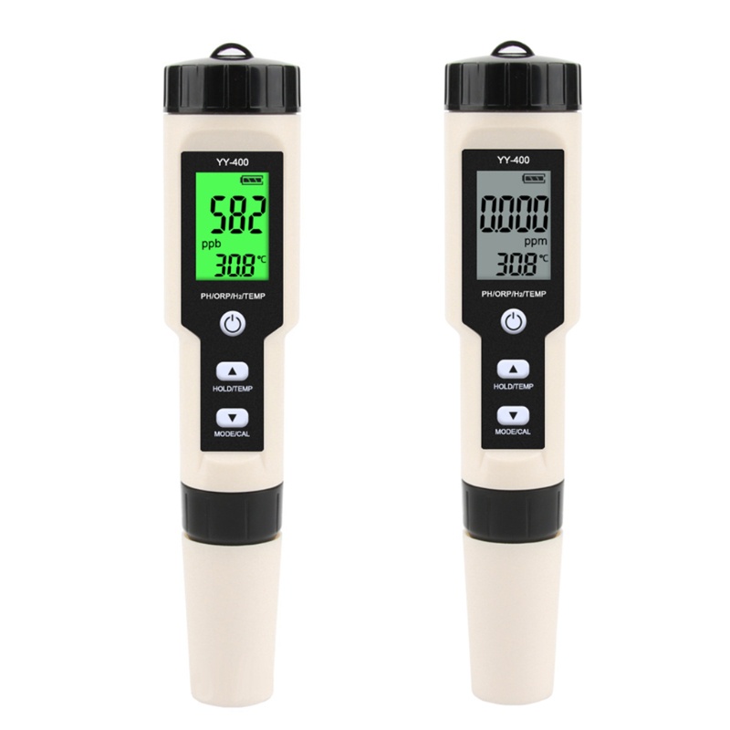PCF* 4 in 1 PH ORP H2 TEM Digital Meter Filter Measuring Water Quality ...