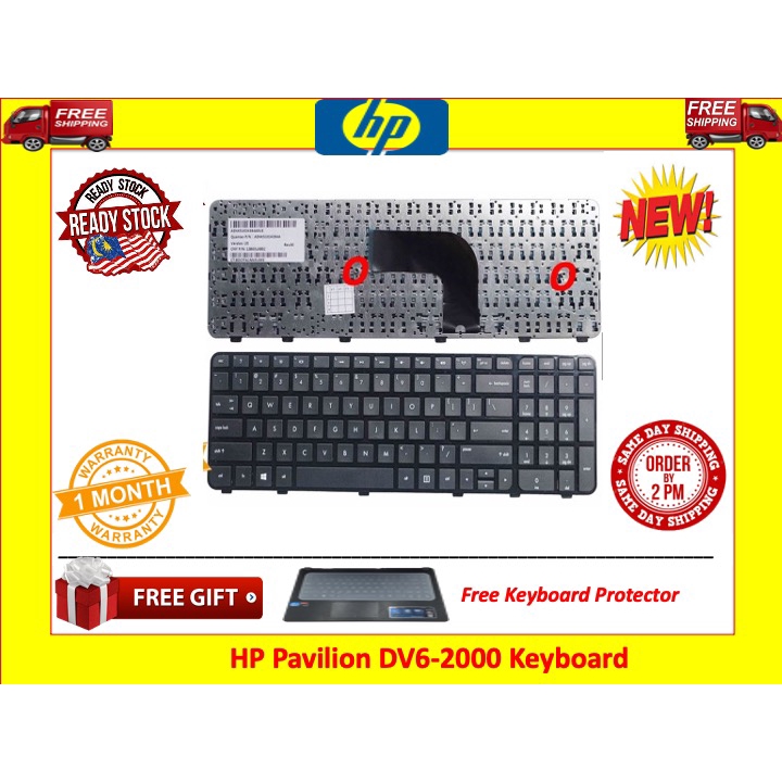 HP Paviion DV6-7000 DV6-7100 DV6-7200 DV6-7050ER Series Laptop Keyboard ...