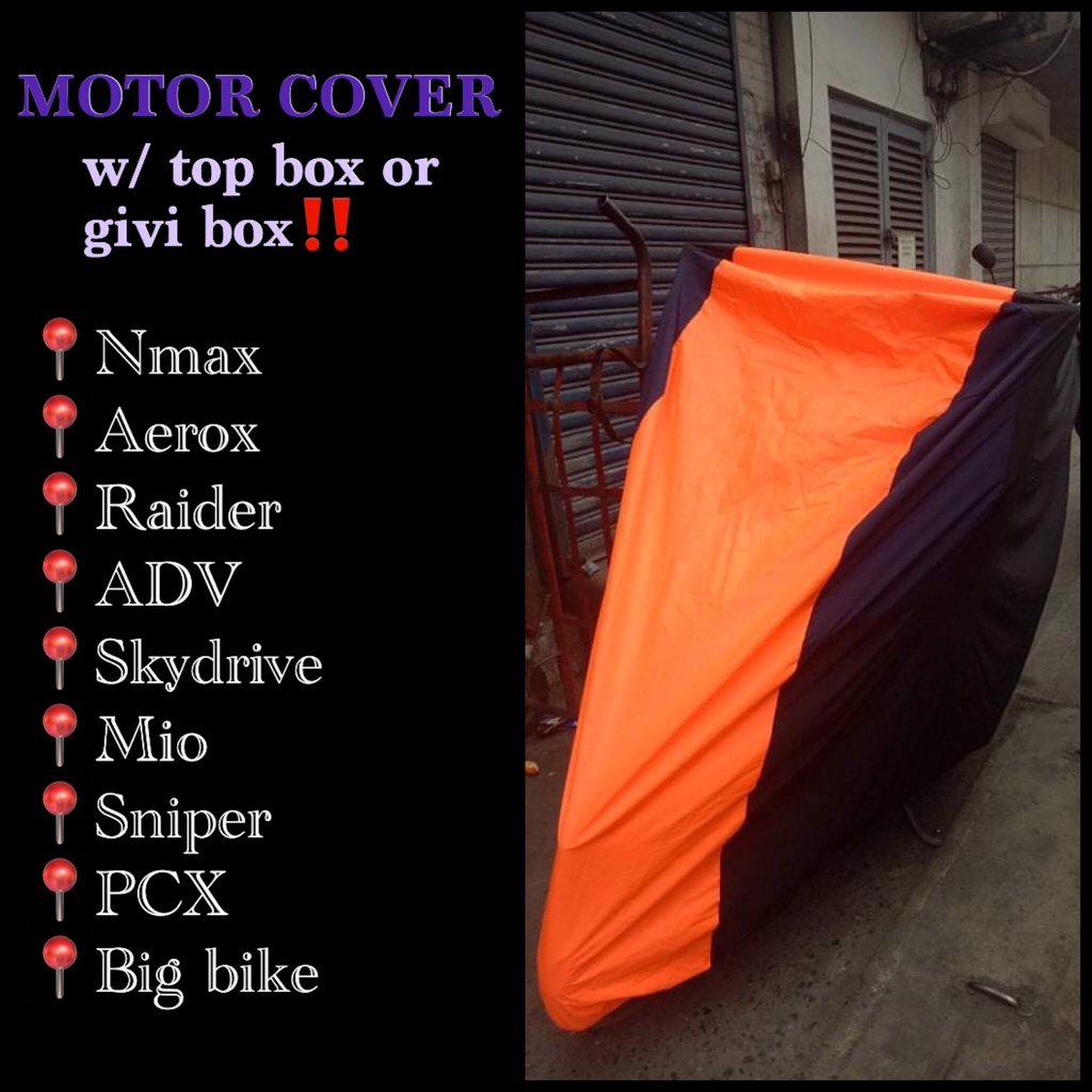 MOTOR COVER FOR NMAX/AEROX/RAIDER/ADV/SKYDRIVE/MIO/SNIPER/PCX/BIG BIKE ...