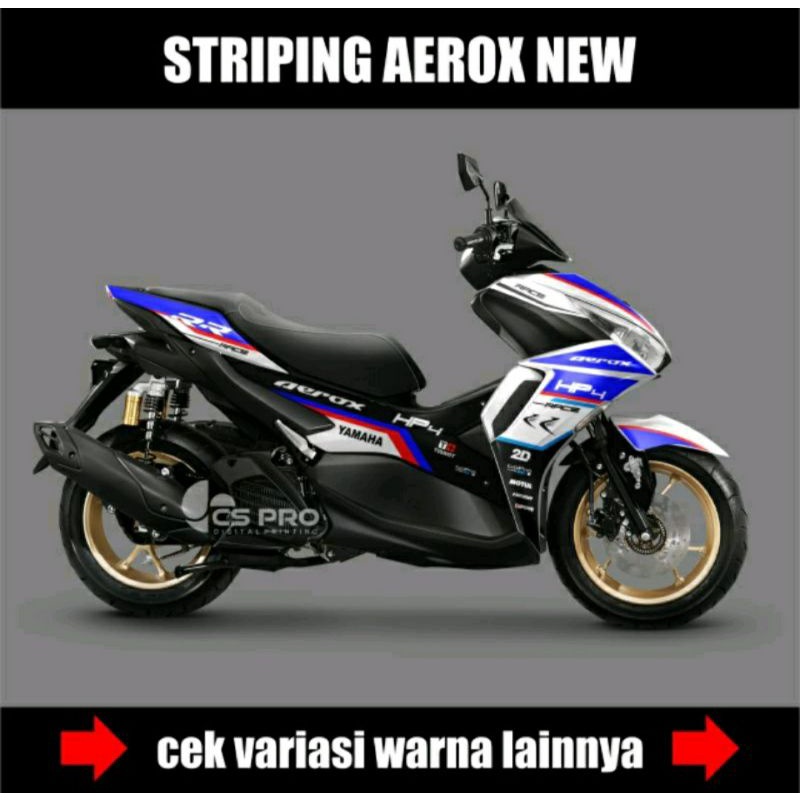 Aerox 155 2021 aerox all new Full Body striping decal sticker | Shopee ...