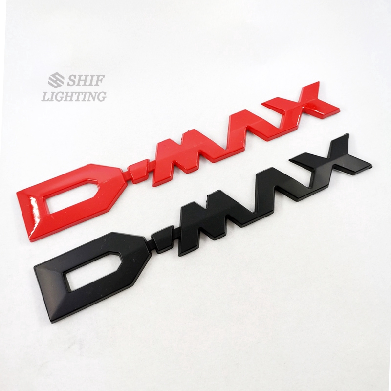 1 x ABS Chrome DMAX Letter Logo Car Auto Rear Trunk Emblem Badge ...