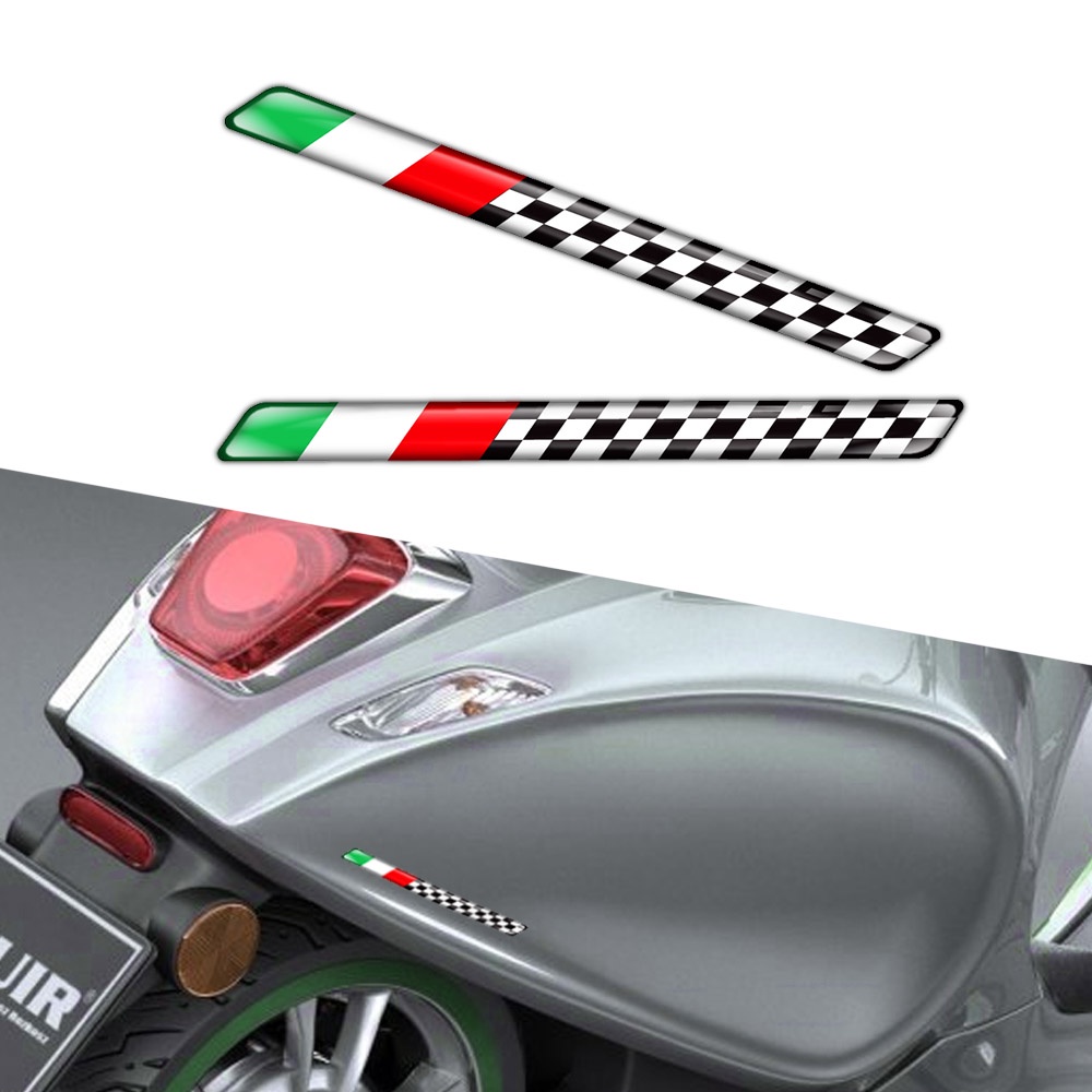 3D Italian Emblem Motorcycle Stickers Vespa Decal PIAGGIO GTV GTS LX ...