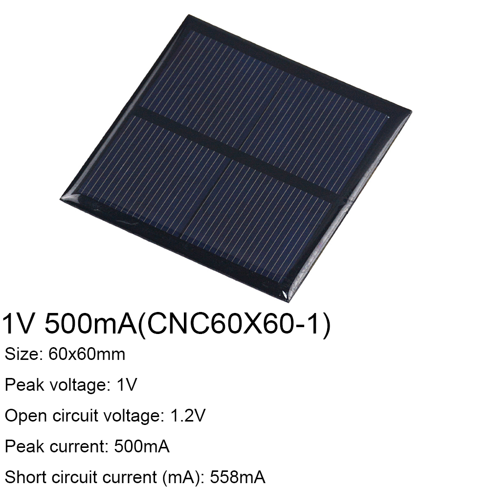 1PCS Solar Panel 1V 1.5V 2V 3V 5V 5.5V 6V 12V Mini Solar System DIY For ...