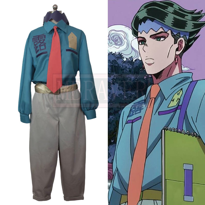 JoJo's Bizarre Adventure Rohan Kishibe Cos Cosplay Costume Christmas ...
