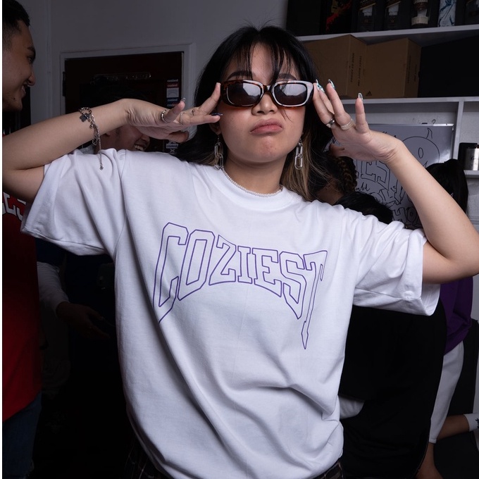 Coziest® Varsity Arc White (Outline) | Shopee Philippines