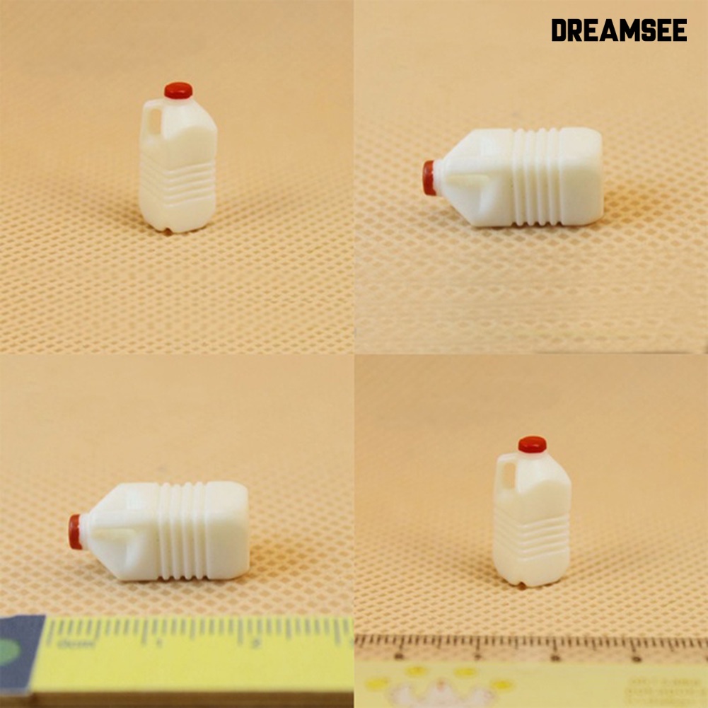 DS 1/12 Milk Jug Bottle Model Role Play Toy Miniature Kitchen Dollhouse ...