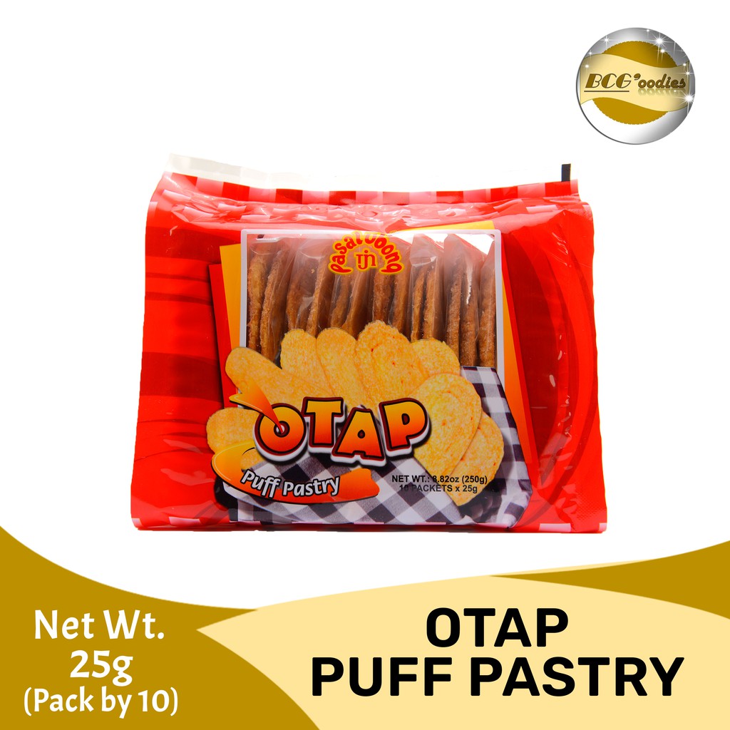 TJN Pasalubong | Otap Puff Pastry 25g Pack by 10 | Shopee Philippines
