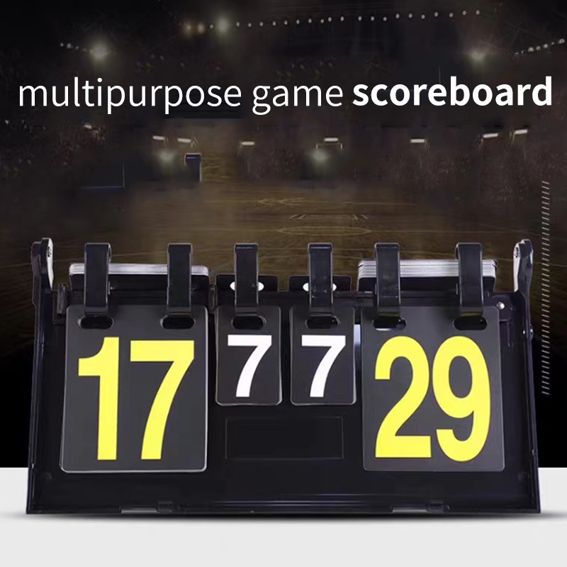 ON HAND 4-Digit Score Board Basketball Volleyball Table Tennis Scoreboard Digital Sports ...