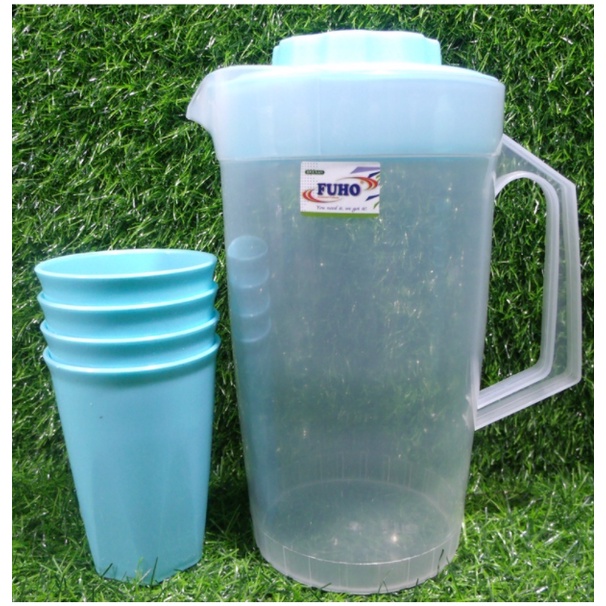 BP FUHO 2.5 Liters Water Pitcher Tumbler Set Pitsel Pastel Color ...