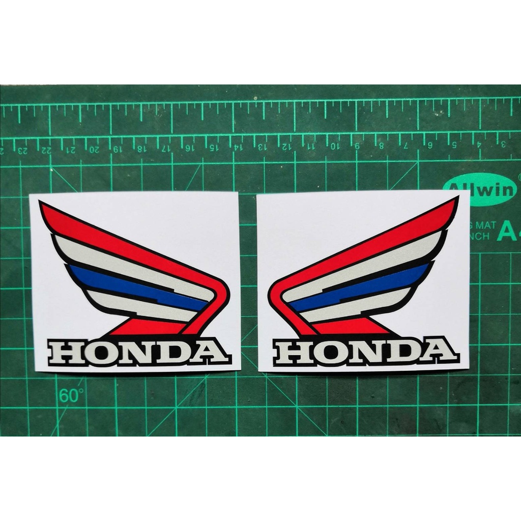 Sticker Reflective Honda Wing Size 7x8cm | Shopee Philippines