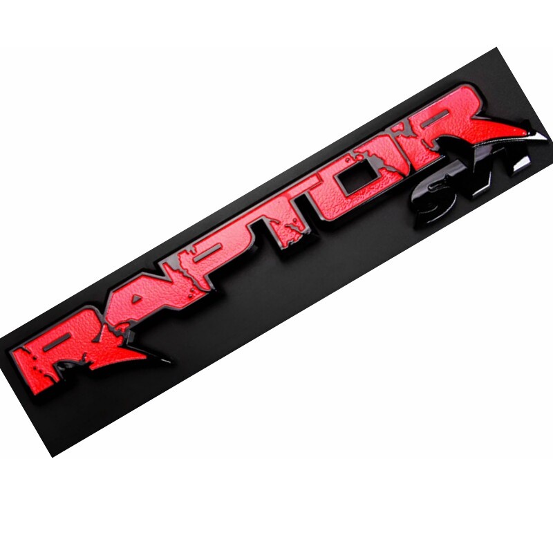 Raptor SVT Letter emblem sticker for F-150 Ford F150 Rear logo Car side ...