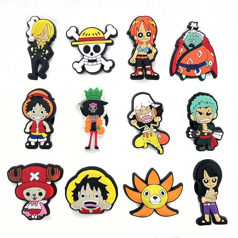 Anime One Piece jibbitz charm Design shoes accessories buckle Charms ...