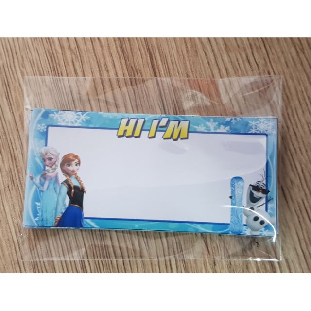 DISNEY FROZEN PARTY NAME TAGS (10pcs/pack) | Shopee Philippines