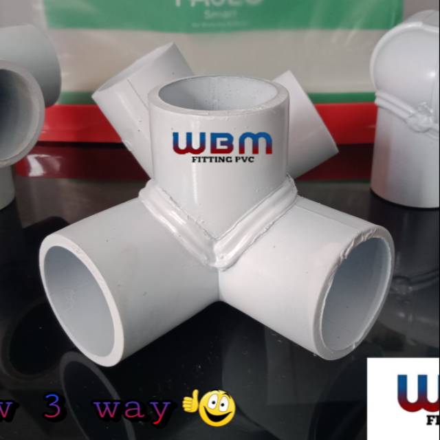 3 way 1/2 inch 3 way connector pvc fittings | Shopee Philippines