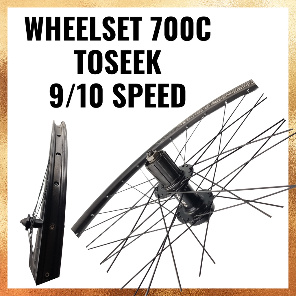 Rimset MTB/RB Toseek 9/10Speed | Shopee Philippines
