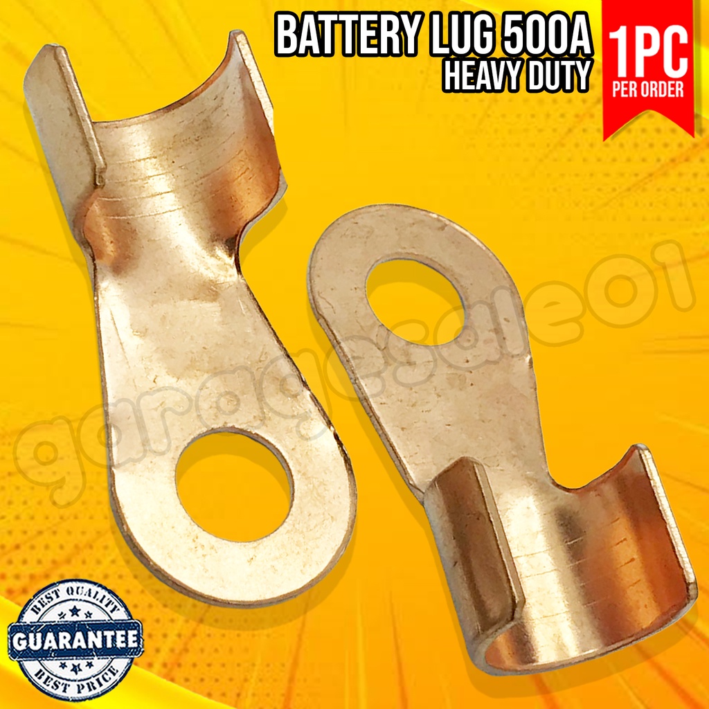 Duty Pure Copper Battery Lug 500A (Per Piece) | Shopee Philippines