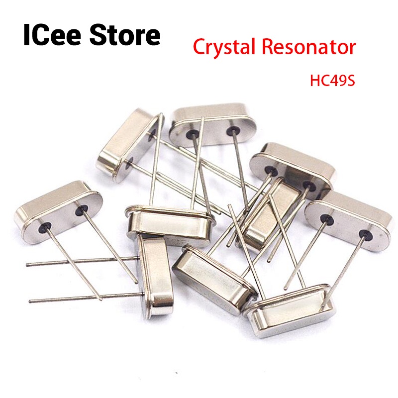 10Pcs Crystal Oscillator HC49S Quartz Crystal Resonator Passive Oscillator 4Mhz 6Mhz 8Mhz 12Mhz ...