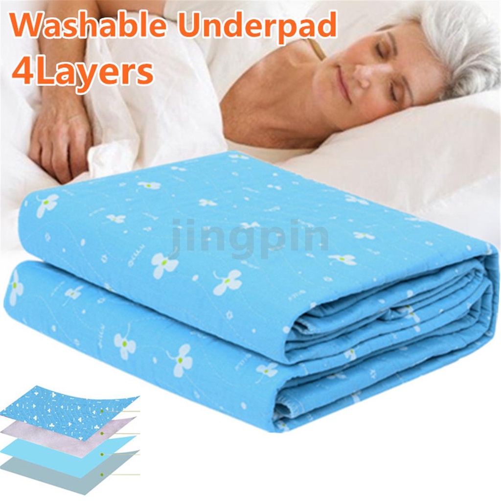 Local Stock 3 Sizes Washable Reusable Anti Incontinence Bed Mattress ...