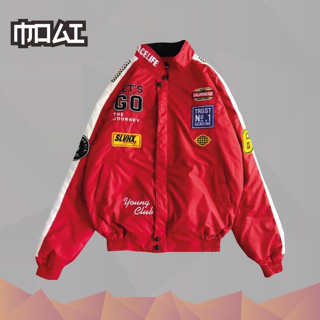 MERAH Nascar JACKET ORIGINAL Red - JACKET Men Bomber JACKET Motorcycle ...