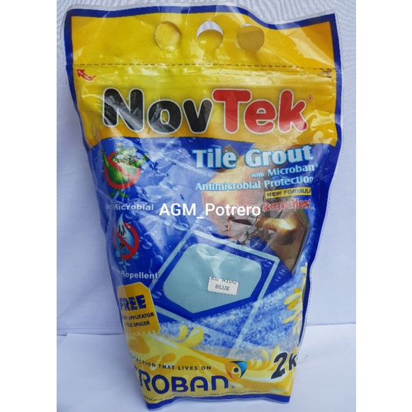 NOVTEK TILE GROUT EL NIDO BLUE ( 2 Kg PER PACK ) | Shopee Philippines