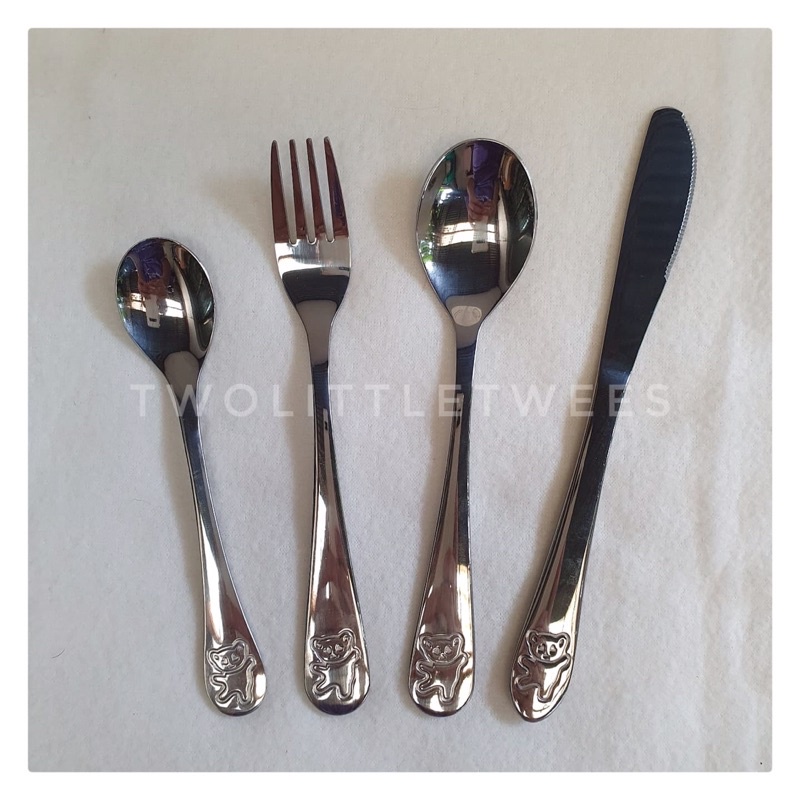 Cutlery Set 4 pieces - Montessori Care for Self | Shopee Philippines