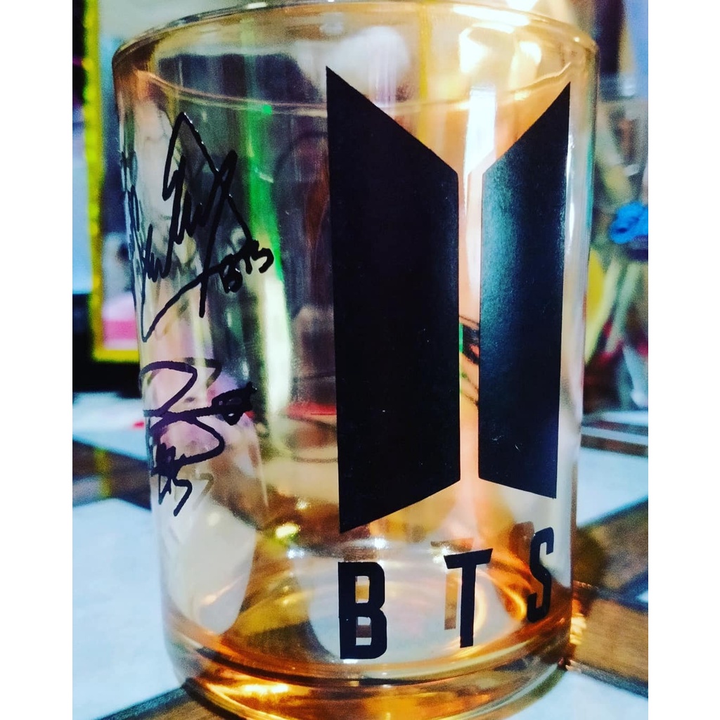 Customized Glass with Permanent Vinyl Sticker - Scratchproof Vinyl ...