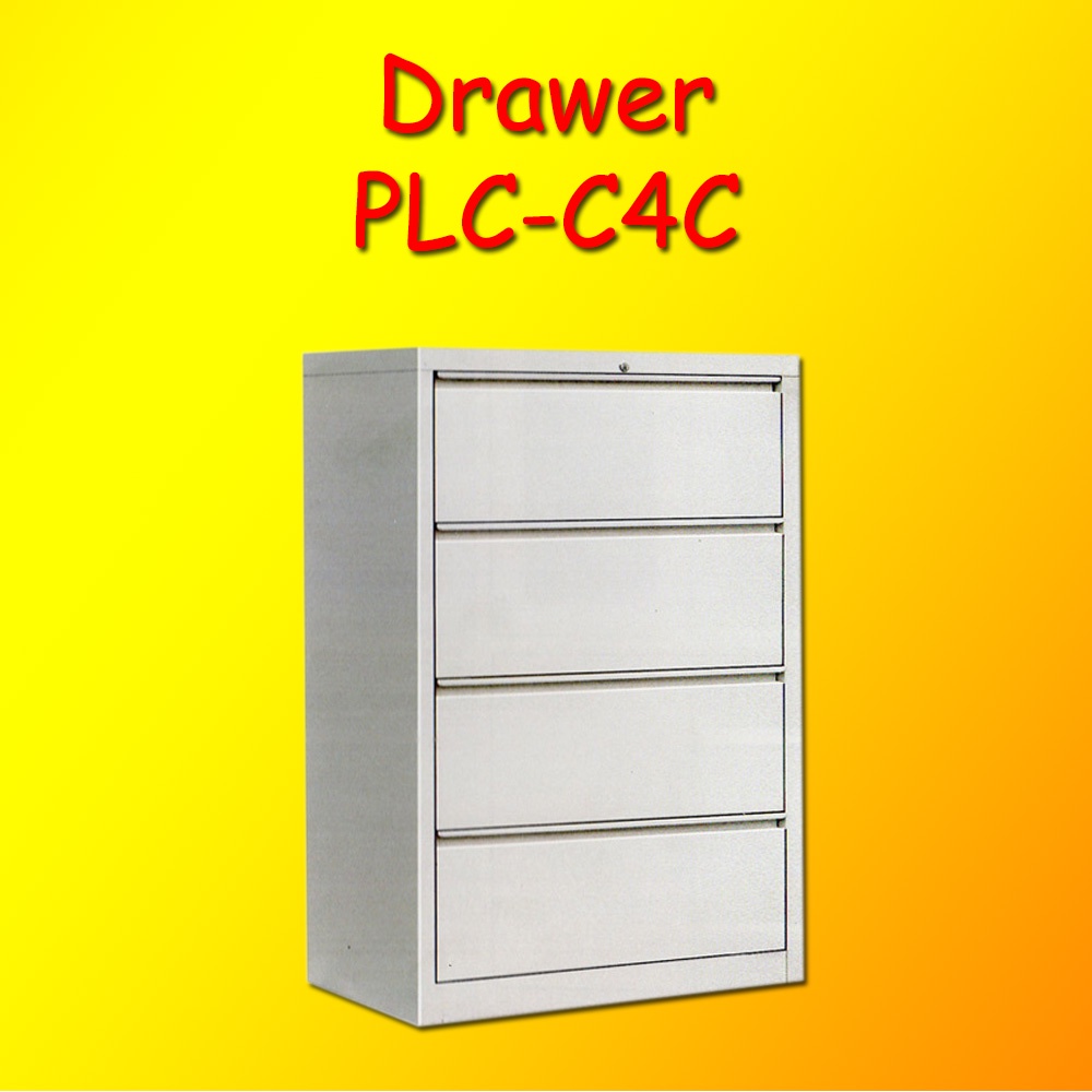 PLC-C4C 4 Drawers Lateral Filling Cabinet ( not assemble ) | Shopee ...