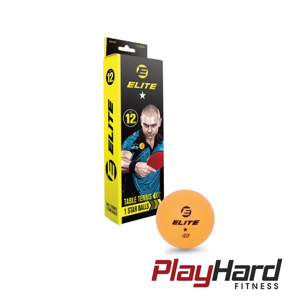 Elite Table Tennis Balls (1 Star Ping pong balls) - 12 pcs. pack ...
