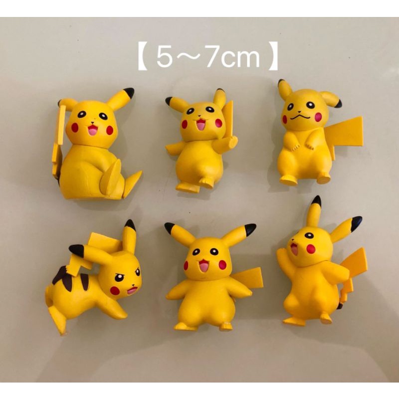 Pikachu Mini Figure 6pcs With Display Box Set Shopee Philippines